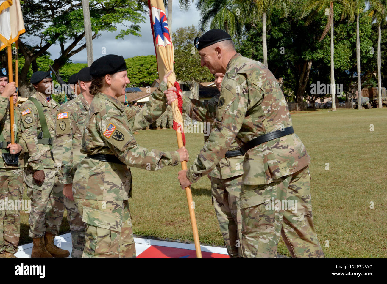 Maj. Gen. Susan Davidson, the incoming commander of 8th Theater ...