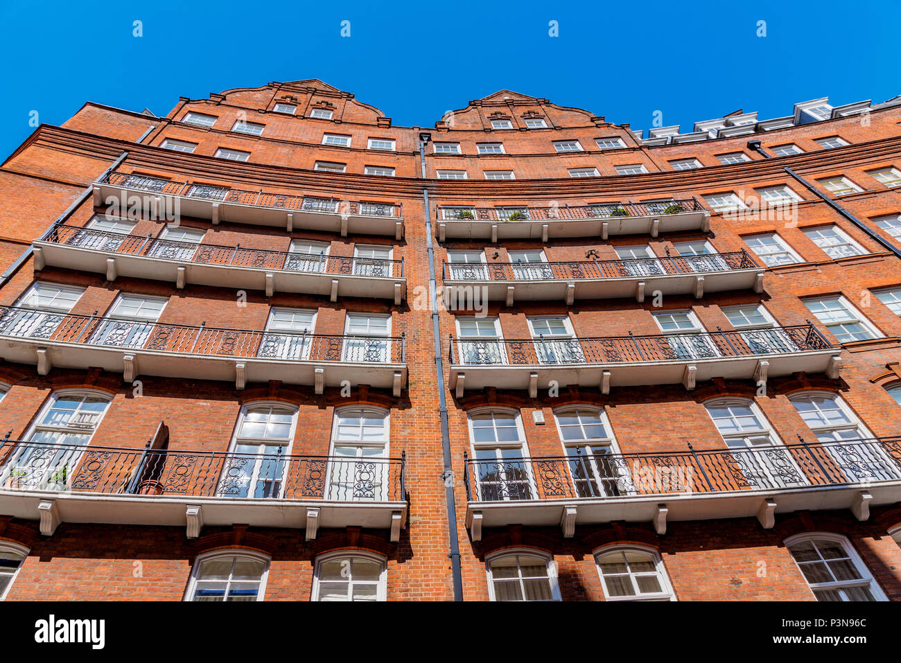 LONDON, UNITED KINGDOM - MAY 06: Traditional British architecture of ...