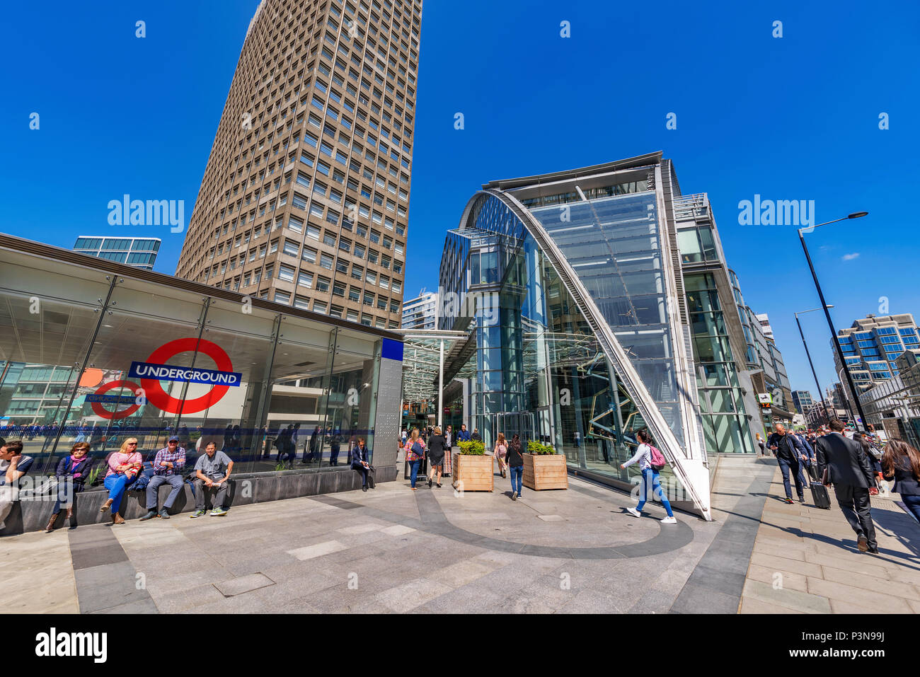 LONDON, UNITED KINGDOM - MAY 17: Architecture of Cardinal Place, a ...