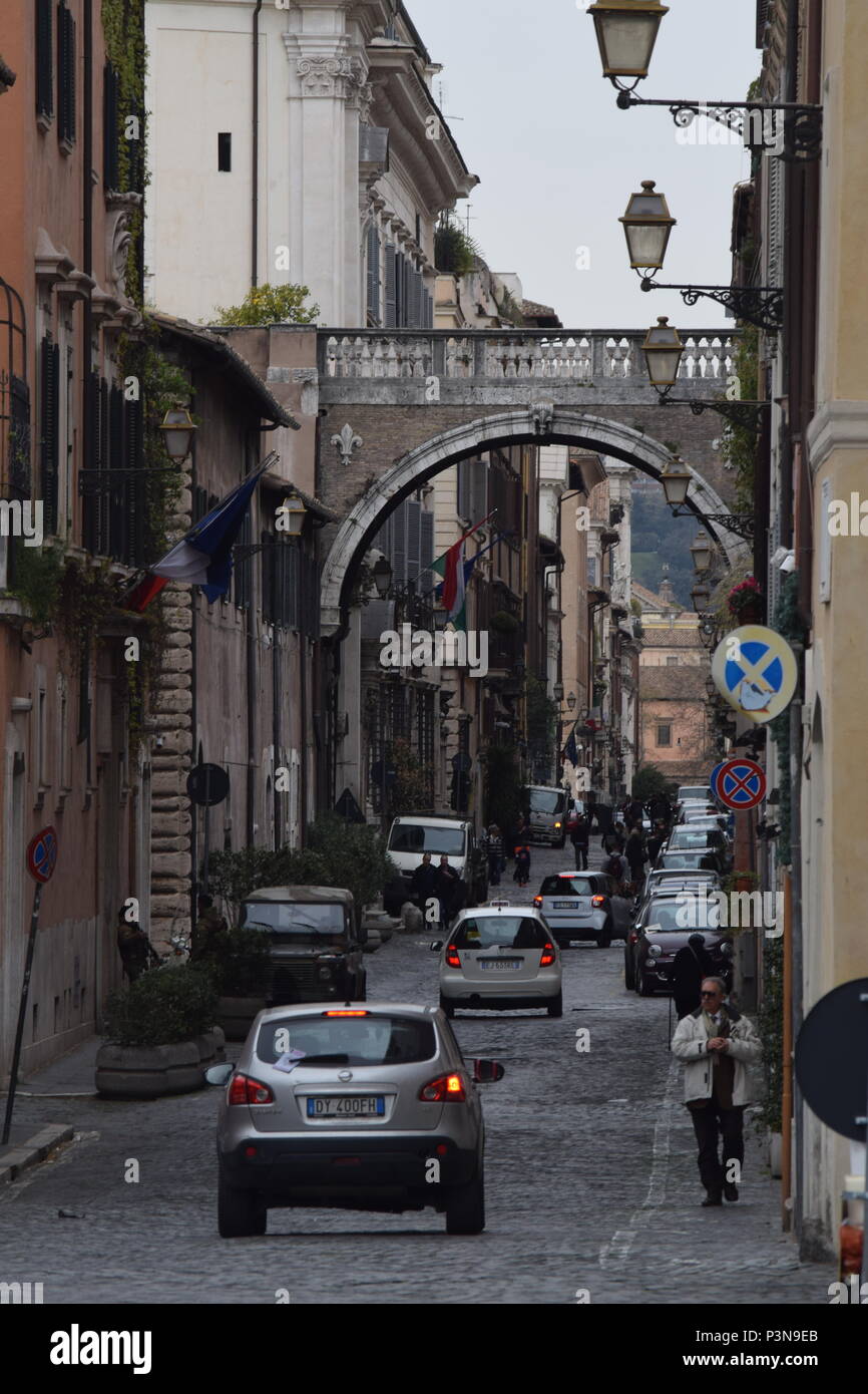 Cobblestone streets of rome hi-res stock photography and images - Alamy
