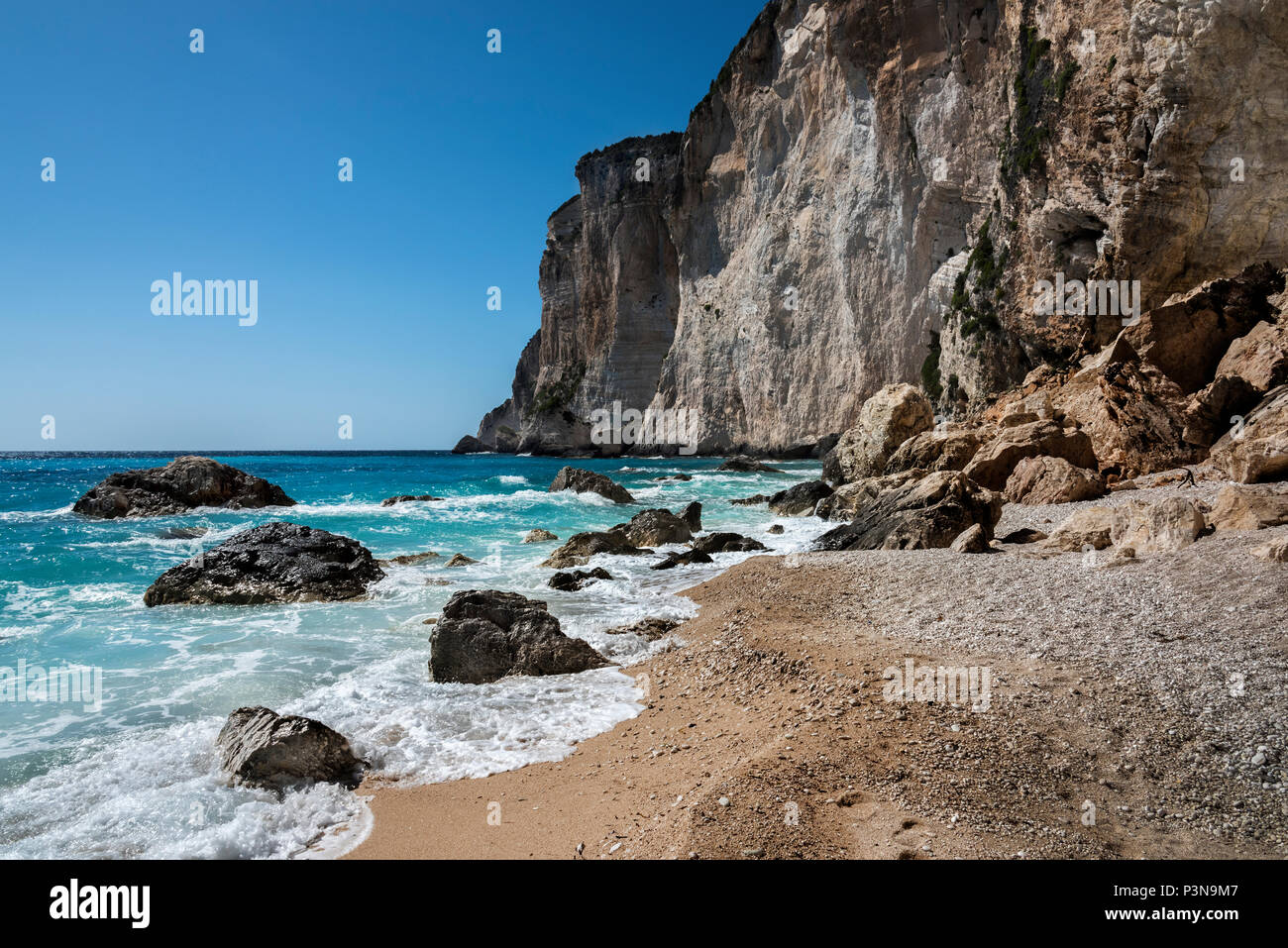Erimitis Beach, Paxos Stock Photo - Alamy