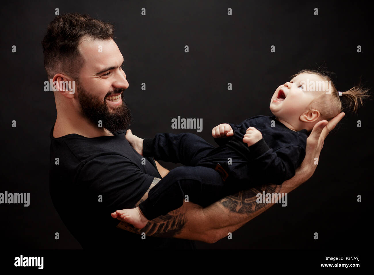 Beautiful cute baby infant muscle hi-res stock photography and images ...