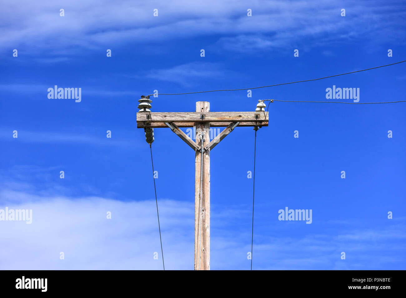 Telephone Poles And Wires Stock Photos & Telephone Poles And Wires ...