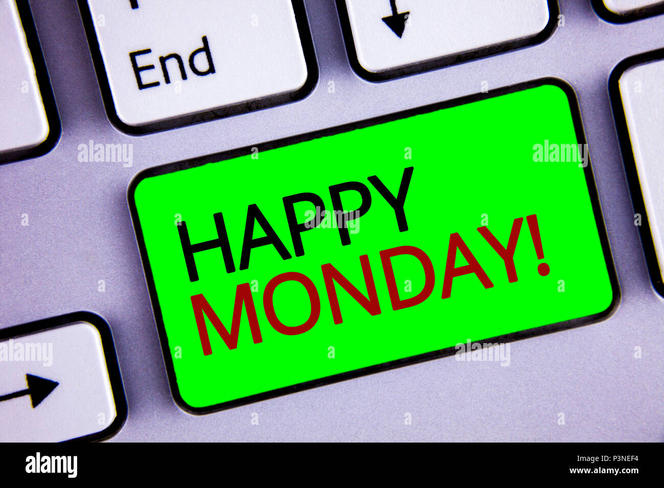 Writing note showing Happy Monday Motivational Call. Business photo ...