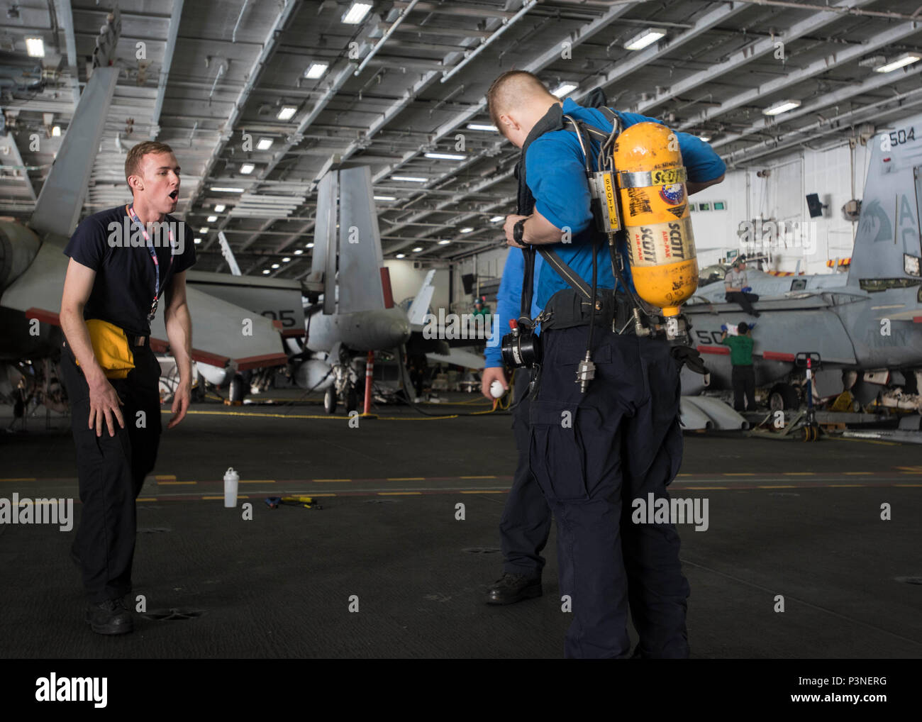 160715-N-WC455-042 GULF OF ADEN (July 15, 2016) – Aviation Boatswain's ...