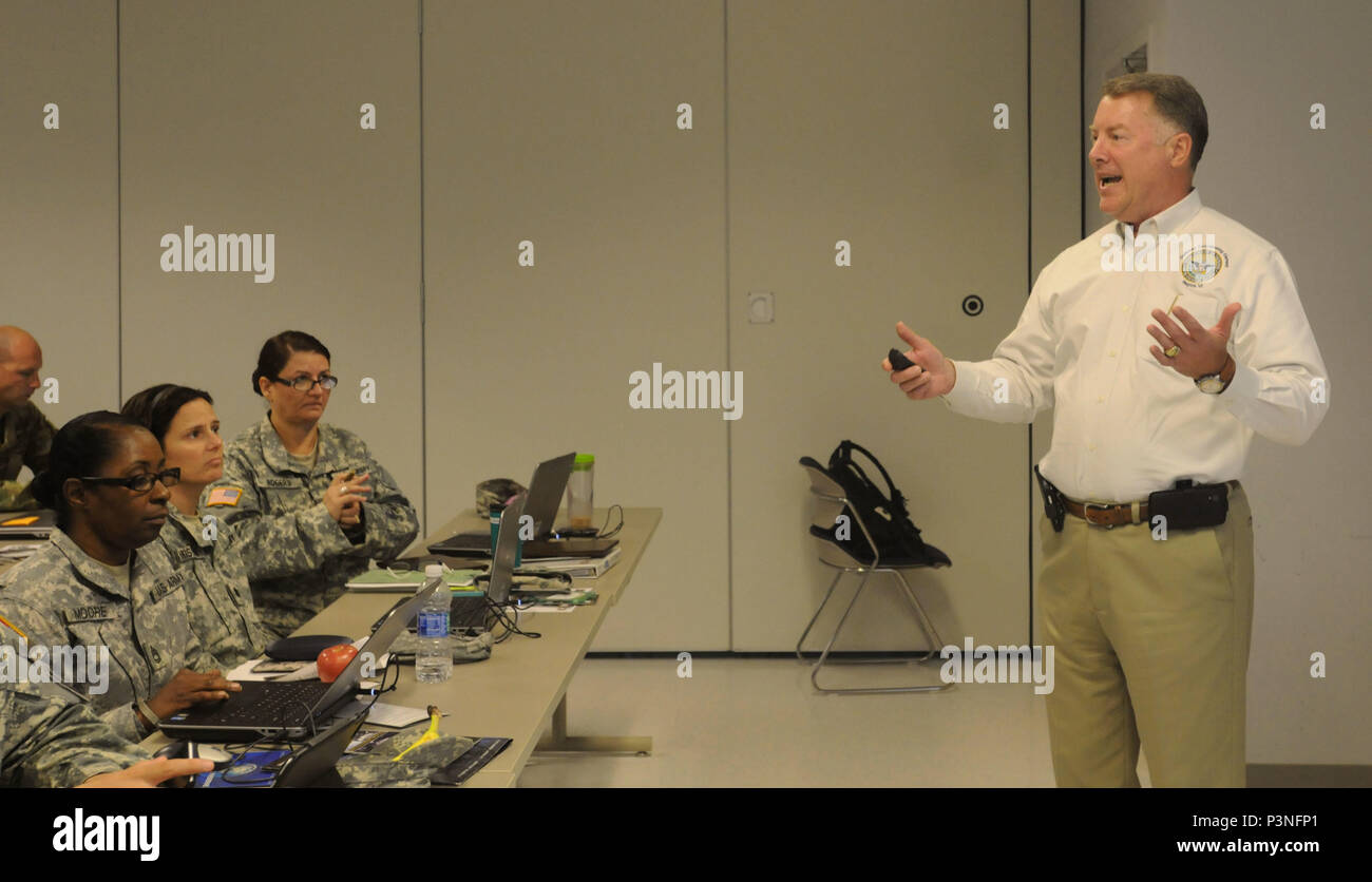 Patrick McNiece, the Plans and Operations Coordinator for the Defense ...