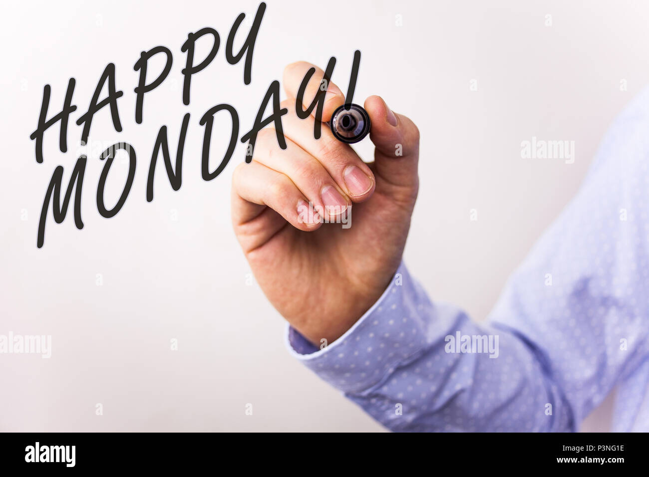 Writing note showing Happy Monday Motivational Call. Business photo ...