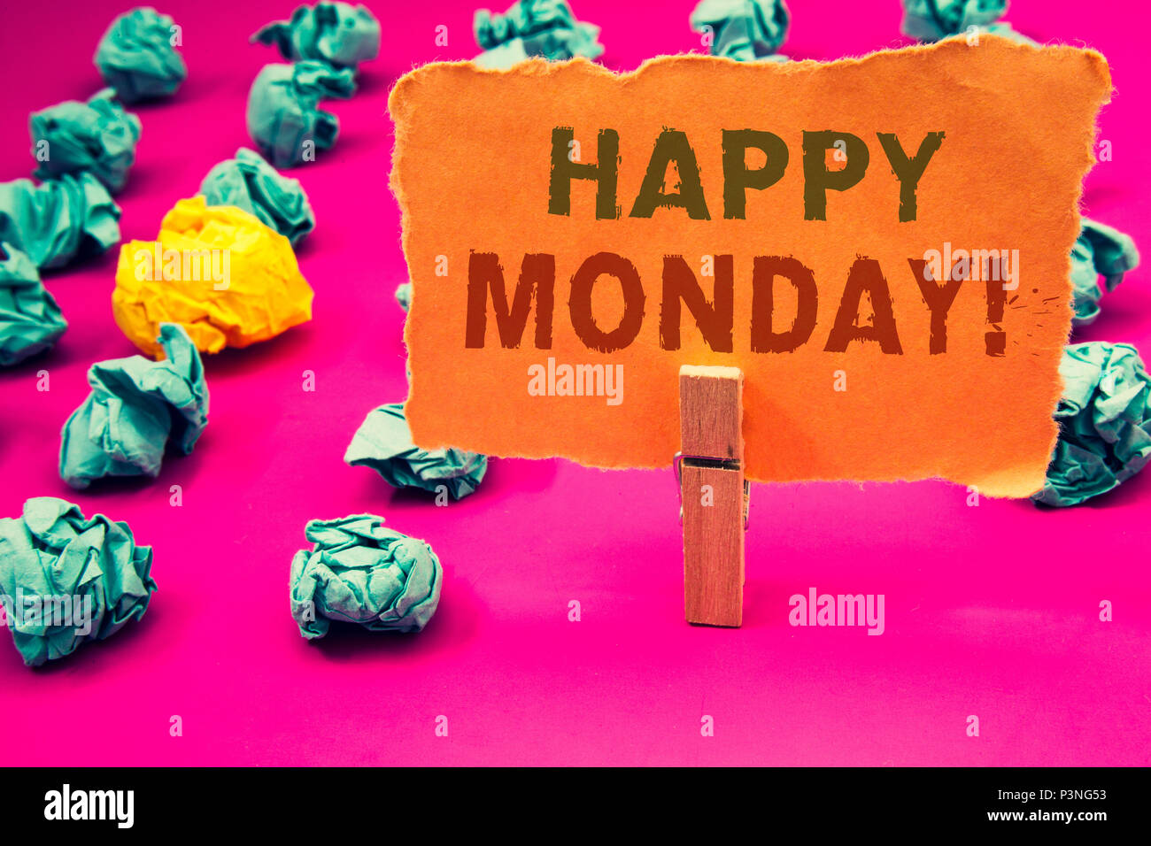 Text sign showing Happy Monday Motivational Call. Conceptual photo ...