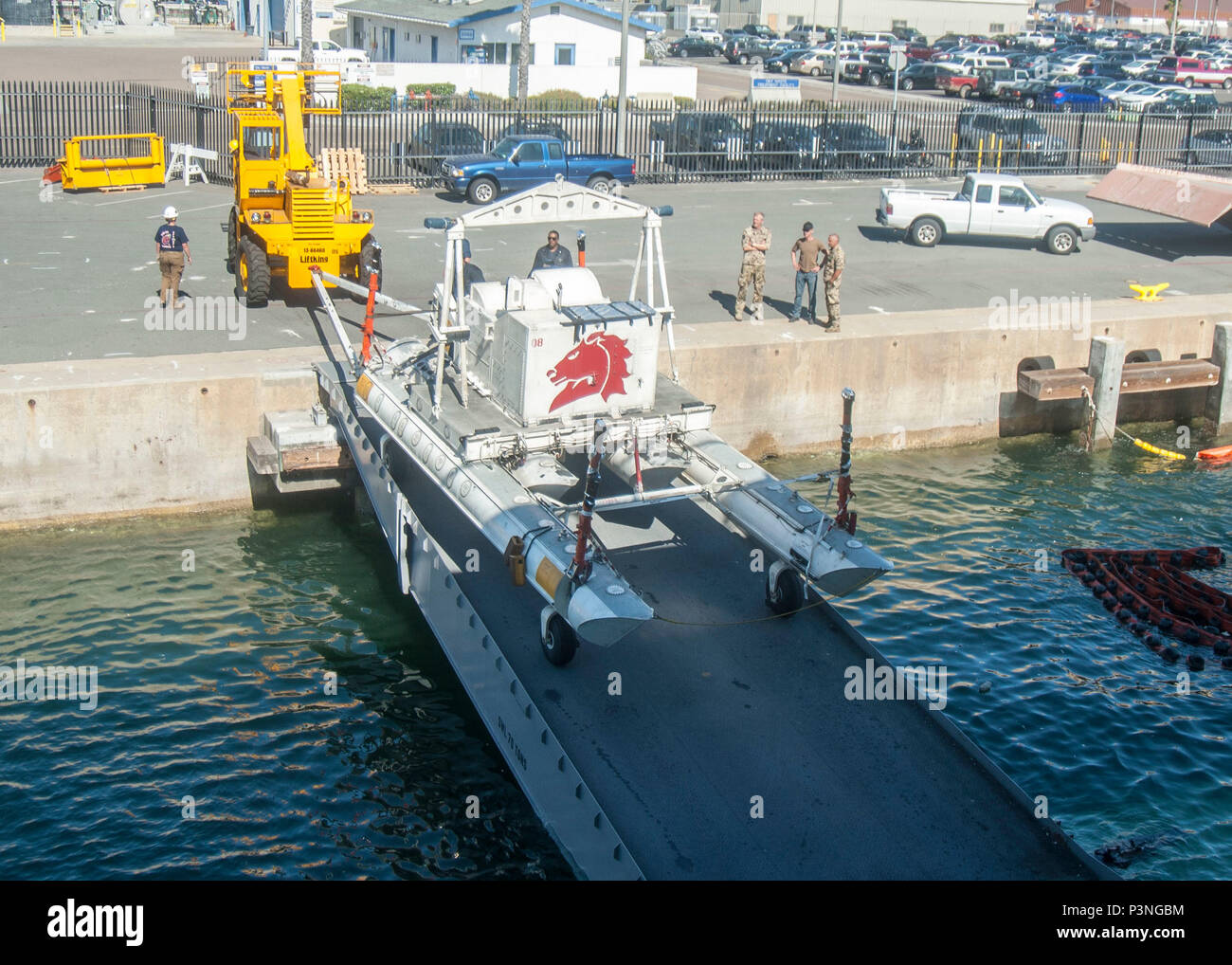 Mk 105 minesweeping sled hi-res stock photography and images - Alamy