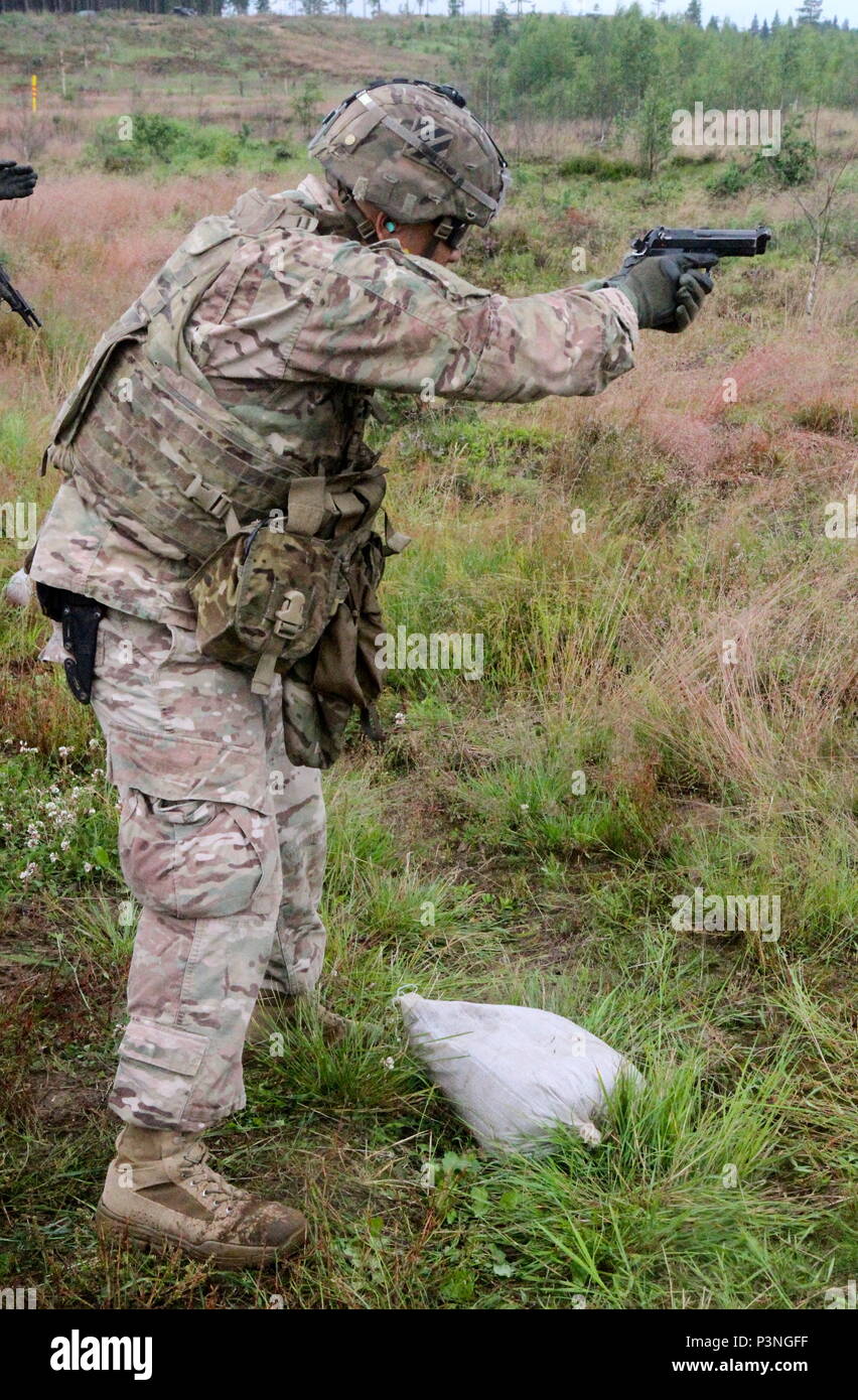 A Soldier from Company A, 3rd Battalion, 69th Armor Regiment, 1st ...