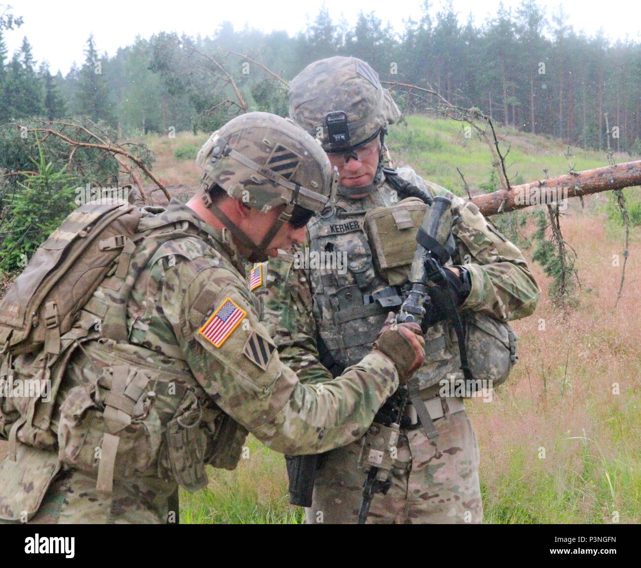 Staff Sgt. Isaak Moser, a squad leader with Company A, 3rd Battalion ...