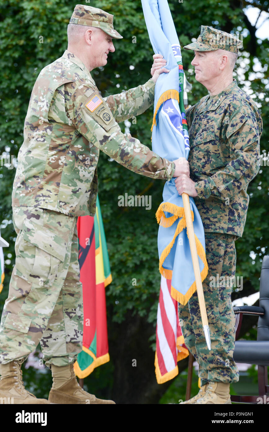 Gen. David M. Rodriguez, outgoing commander of U.S. Africa Command ...