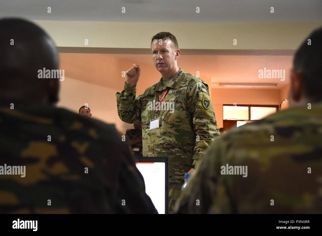 DAR ES SALAAM, Tanzania – U.S. Army Lt. Col. Larry Coleman, Eastern ...