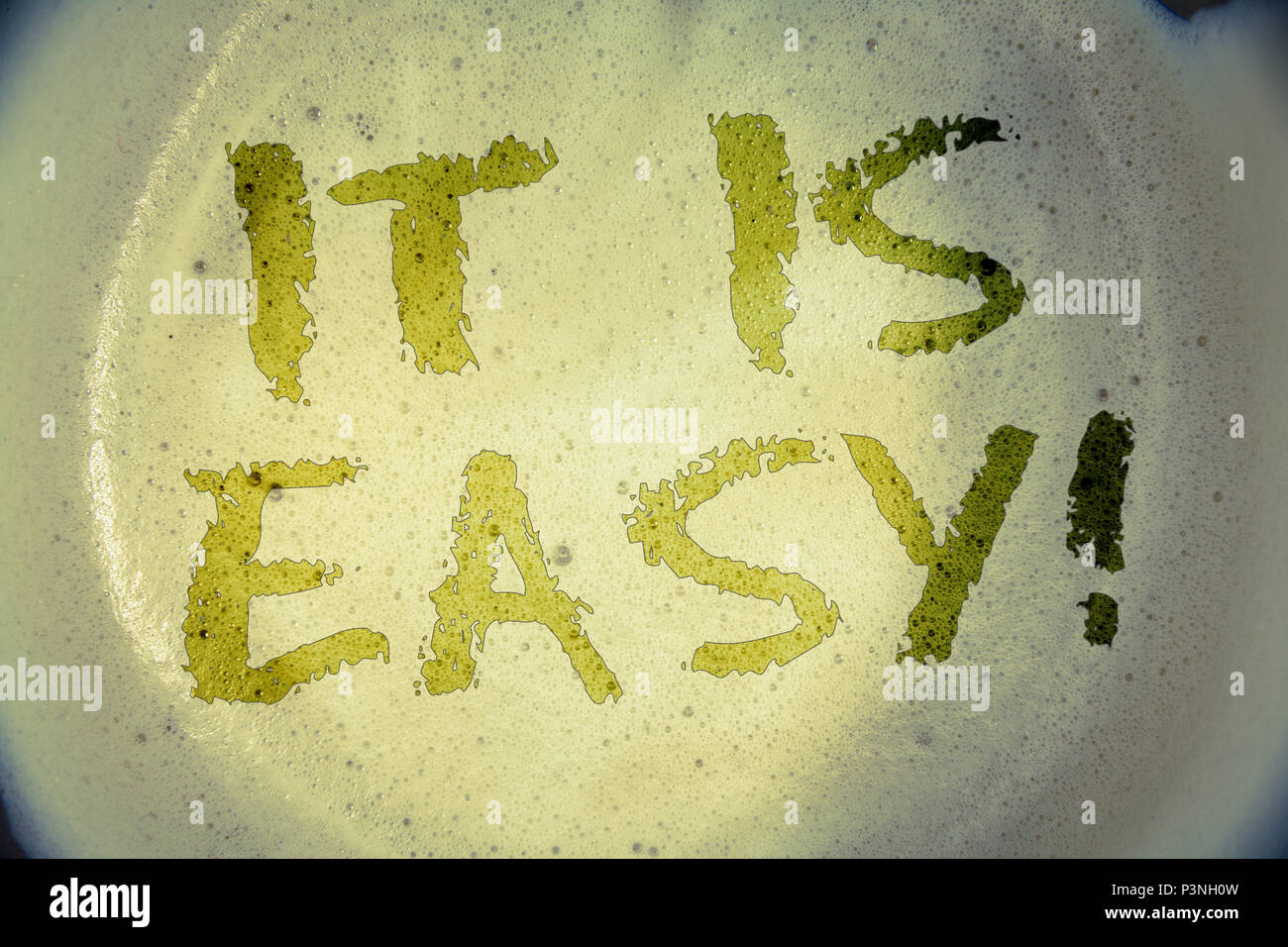 Writing note showing It Is Easy Motivational Call. Business photo ...
