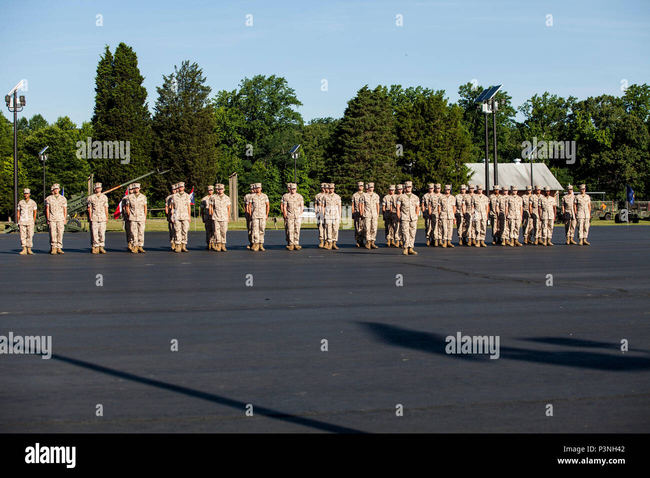 U.S. Marines with Lima Company, Officer Candidate School (OCS) partake ...