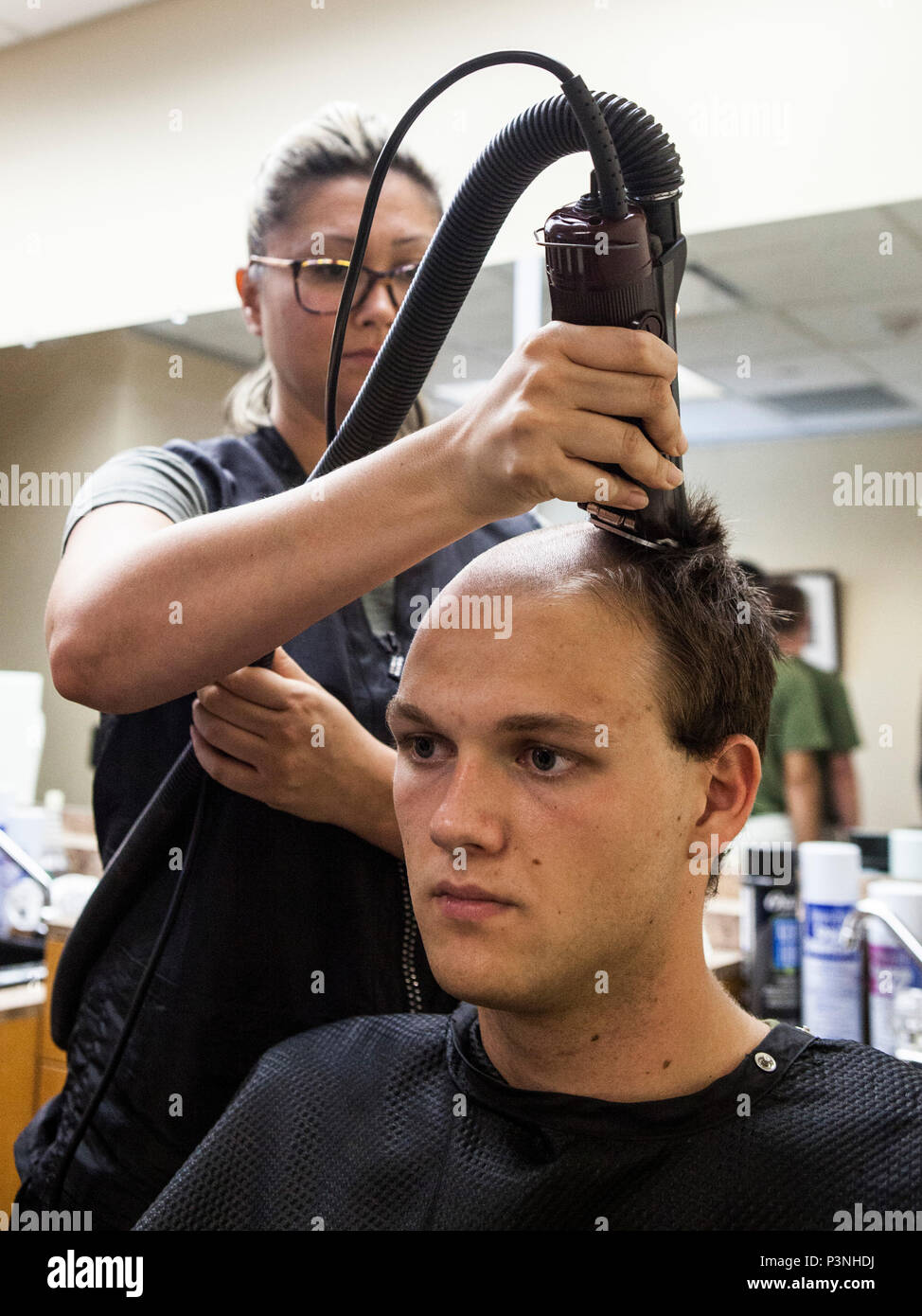 Candidates with Lima Company, Officer Candidate School (OCS) receive ...