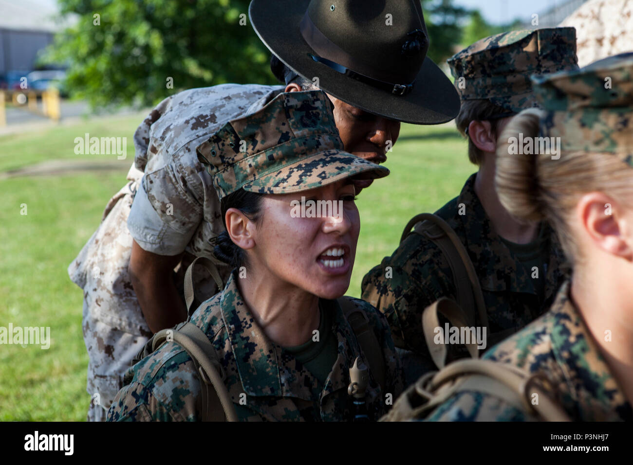 Candidates with Lima and India Company, Officer Candidate School (OCS ...