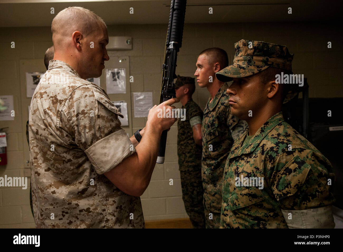 Candidates with Alpha Company, Officer Candidate School (OCS), get ...