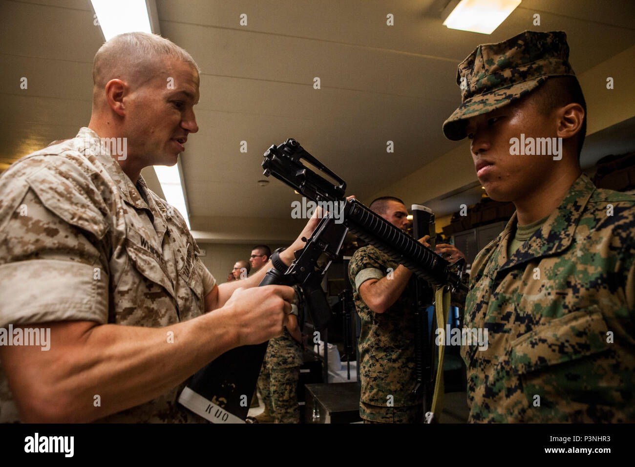 Platoon commanders inspection hi-res stock photography and images - Alamy