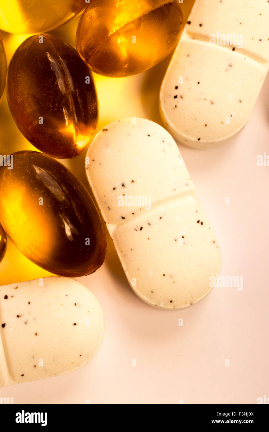 Cod fish liver oil capsules and vitamin mineral health natural ...