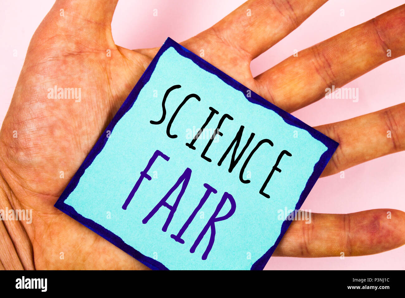 Text sign showing Science Fair. Conceptual photo School competition ...