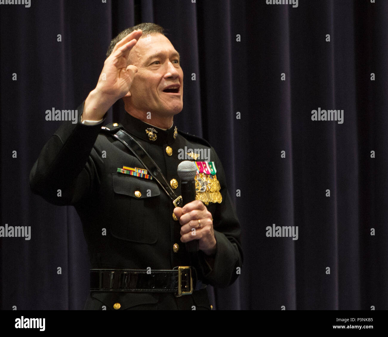 U.S. Marine Corps Lt. Gen. Jon M. Davis, deputy commandant, Aviation ...
