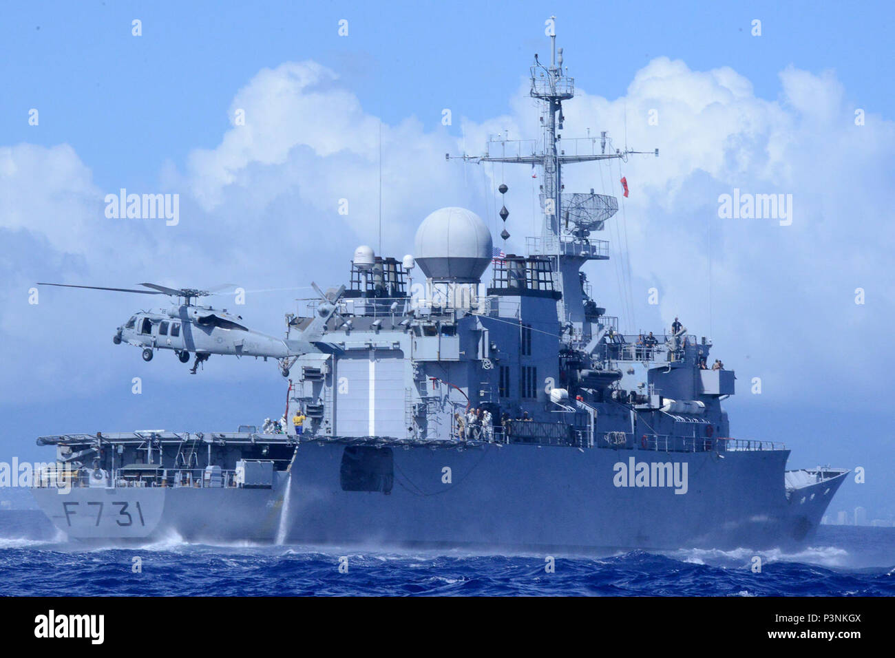 French navy floreal class frigate fs prairial f 731 hi-res stock ...