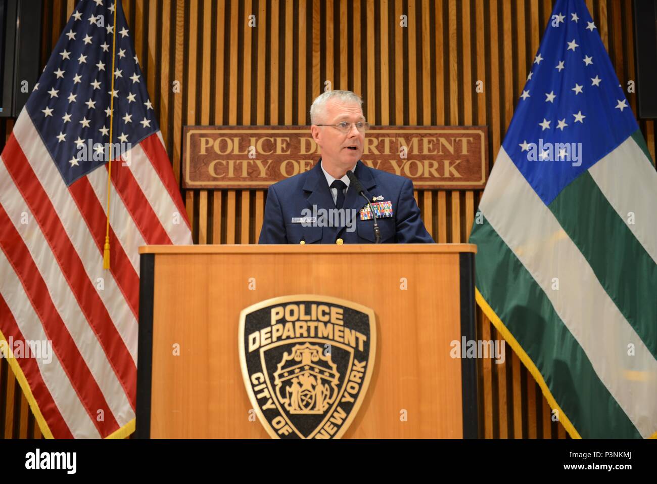 NEW YORK – Rear Adm. Steven Poulin, commander Coast Guard First ...