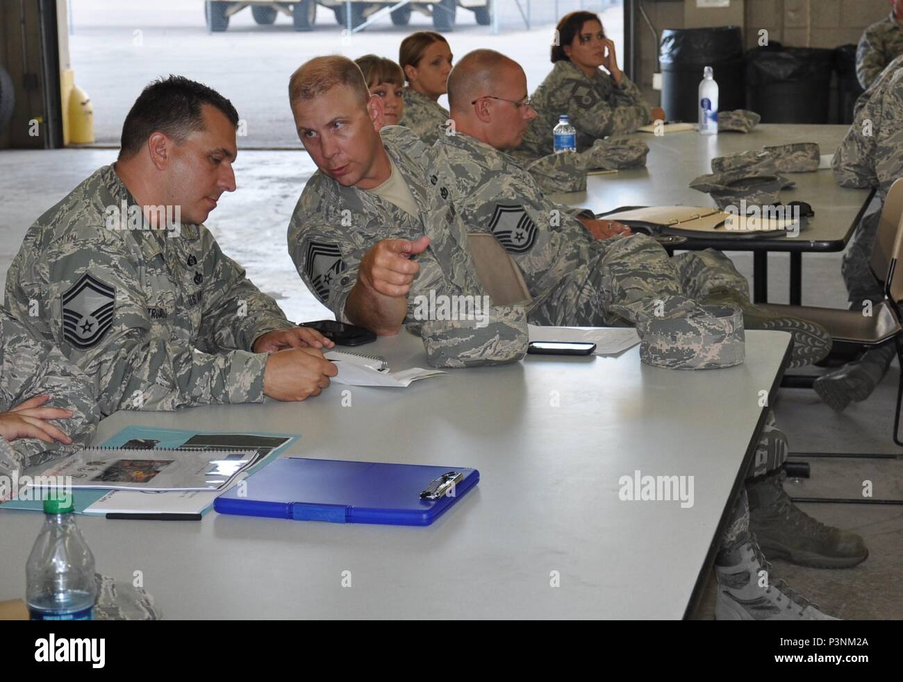 Chief Master Sgt. Don Bockelmann Jr., Emergency Manager for the 132nd ...