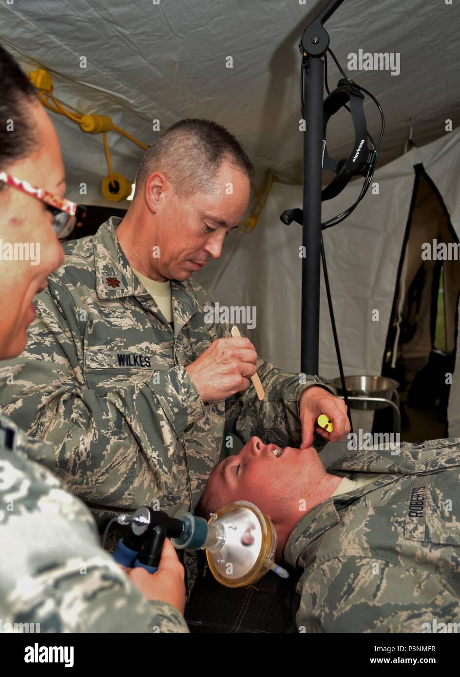 Kansas National Guard 190th Medical Group conducts anesthesia ...