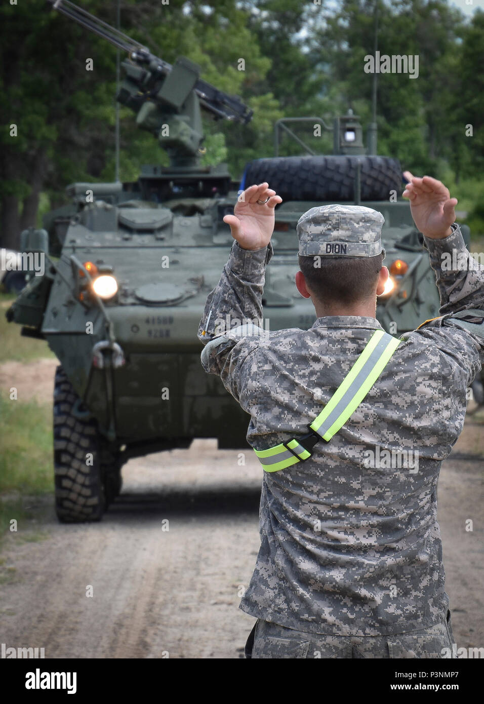 A U.S. Army Reserve soldier with the 401st Chemical Company out of ...