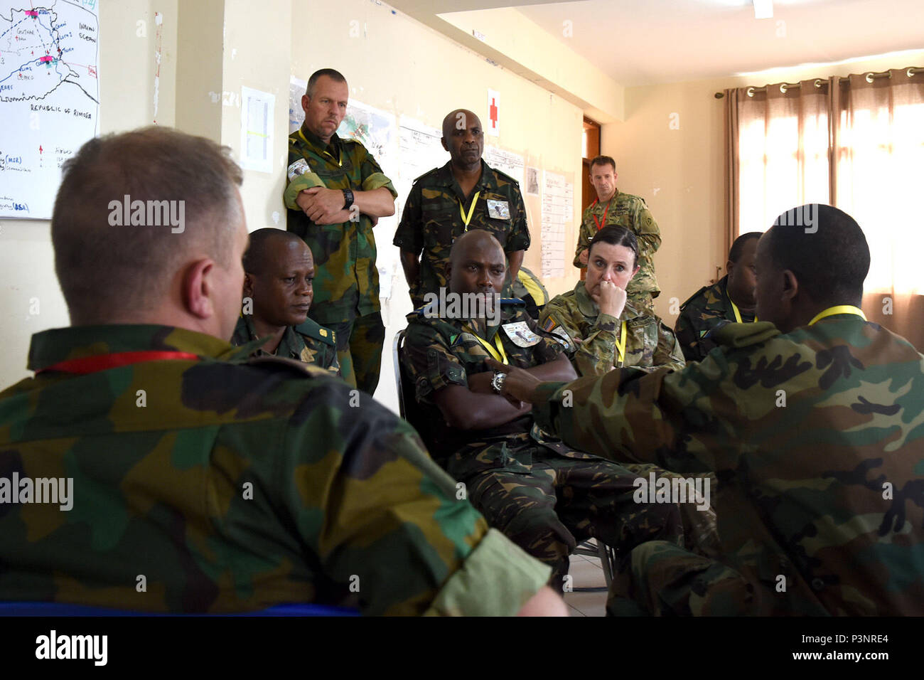 DAR ES SALAAM, Tanzania – Eastern Accord 2016 participants complete an ...