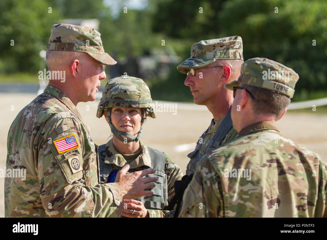 U.S. Army Brigadier General Lee Gray, Commanding General, 86th Training ...