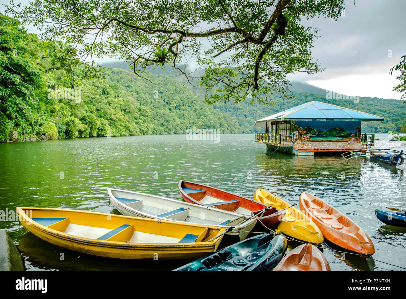 Serene Bulusan Lake at Sorsogon, Philippines Stock Photo - Alamy