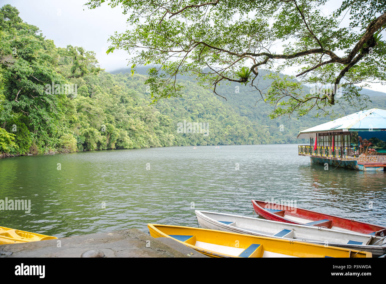 Serene Bulusan Lake at Sorsogon, Philippines Stock Photo - Alamy