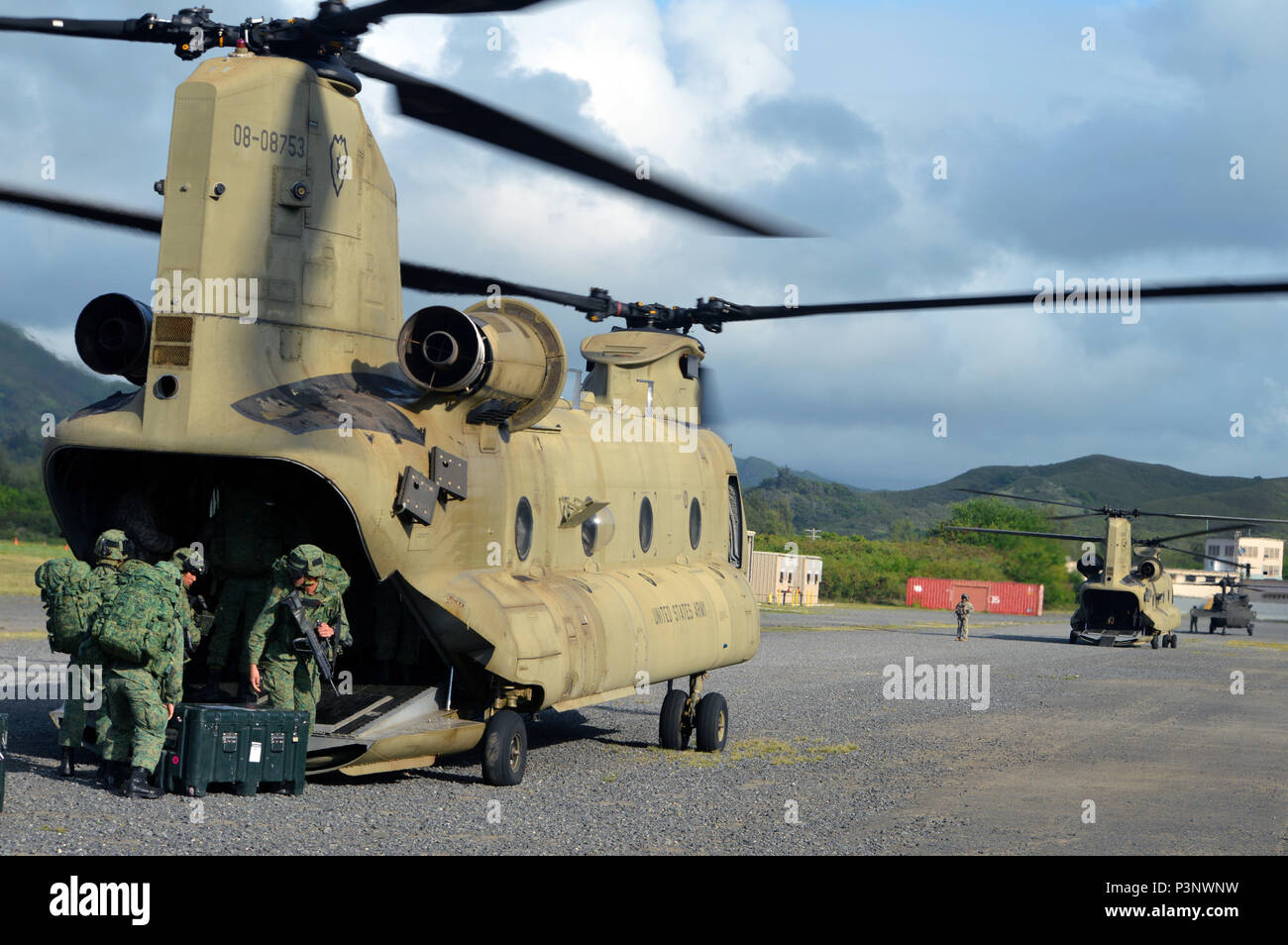 Soldiers assigned to the 9th Infantry Brigade, 6th Division, Singapore ...