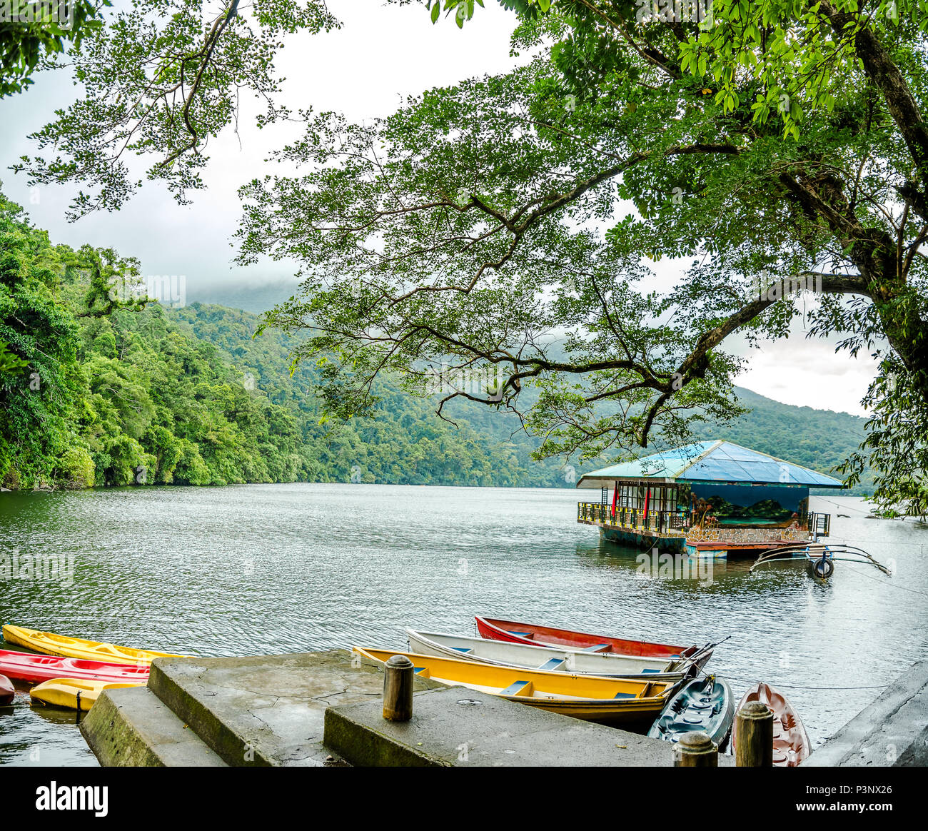 Serene Bulusan Lake at Sorsogon, Philippines Stock Photo - Alamy
