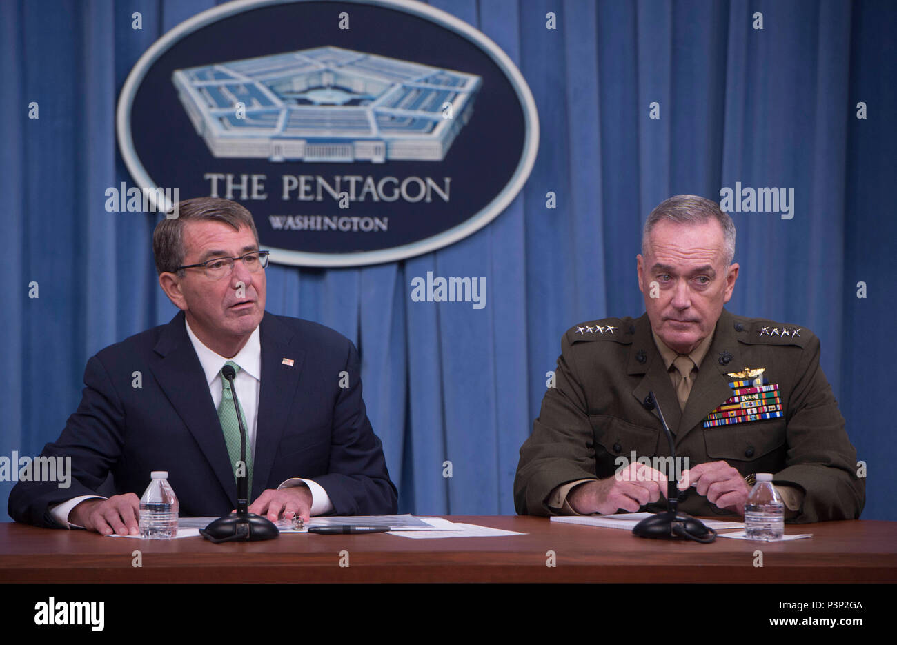 WASHINGTON (July 25 , 2016) Secretary of Defense Ash Carter and ...