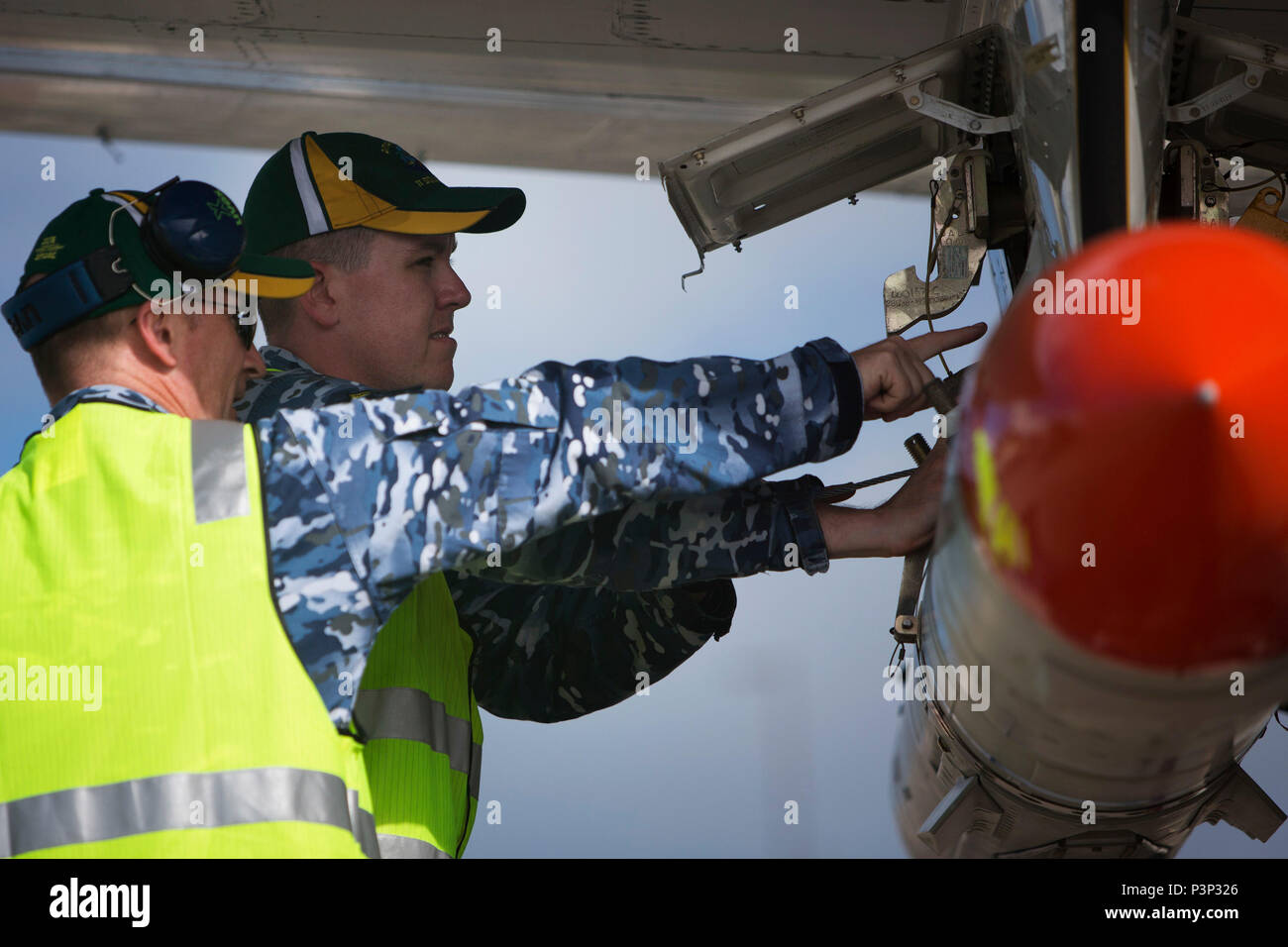 Leading Aircraftsman Byron Cameron-Collins, an Avionics Technician from ...