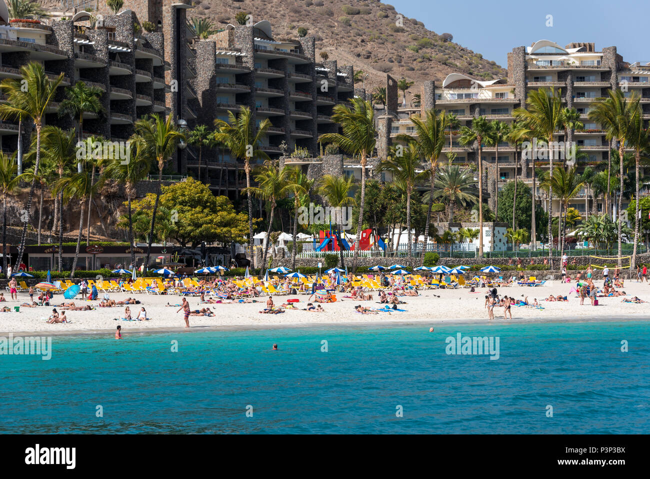Anfi beach - island Gran Canaria, Spain Stock Photo - Alamy