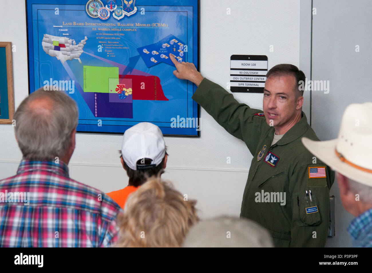 Lt. Col. John Hundley, 90th Operations Support Squadron commander ...