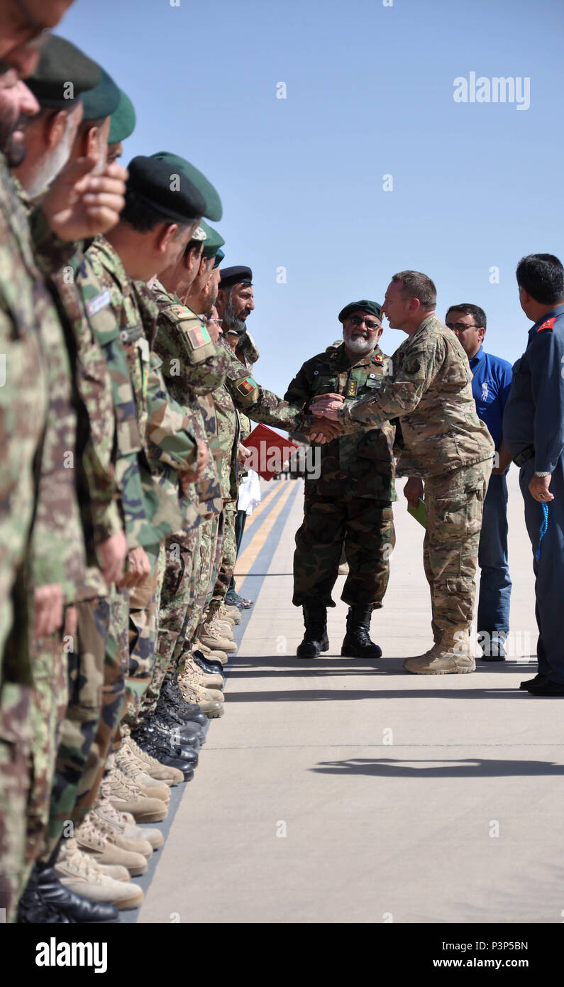 Brig. Gen. David Hicks, 438th Air Expeditionary Wing and Train, Advise, Assist Command – Air ...