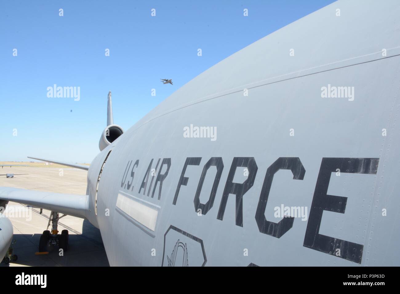 An aircrew of 70th Air Refueling Squadron members depart Travis Air ...