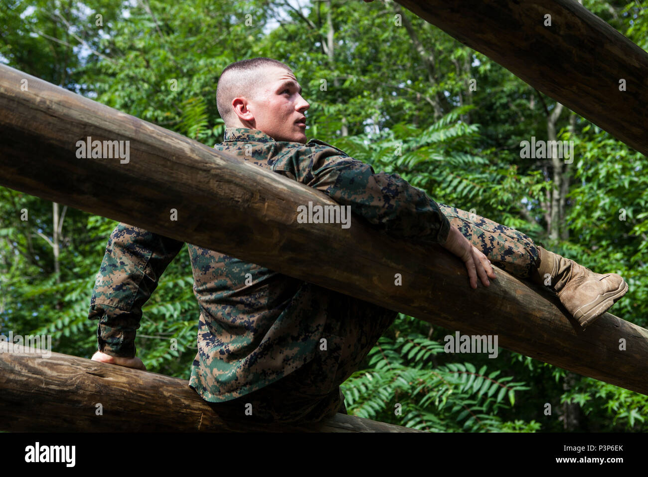 A Candidate with Delta Company, Officer Candidate School (OCS ...