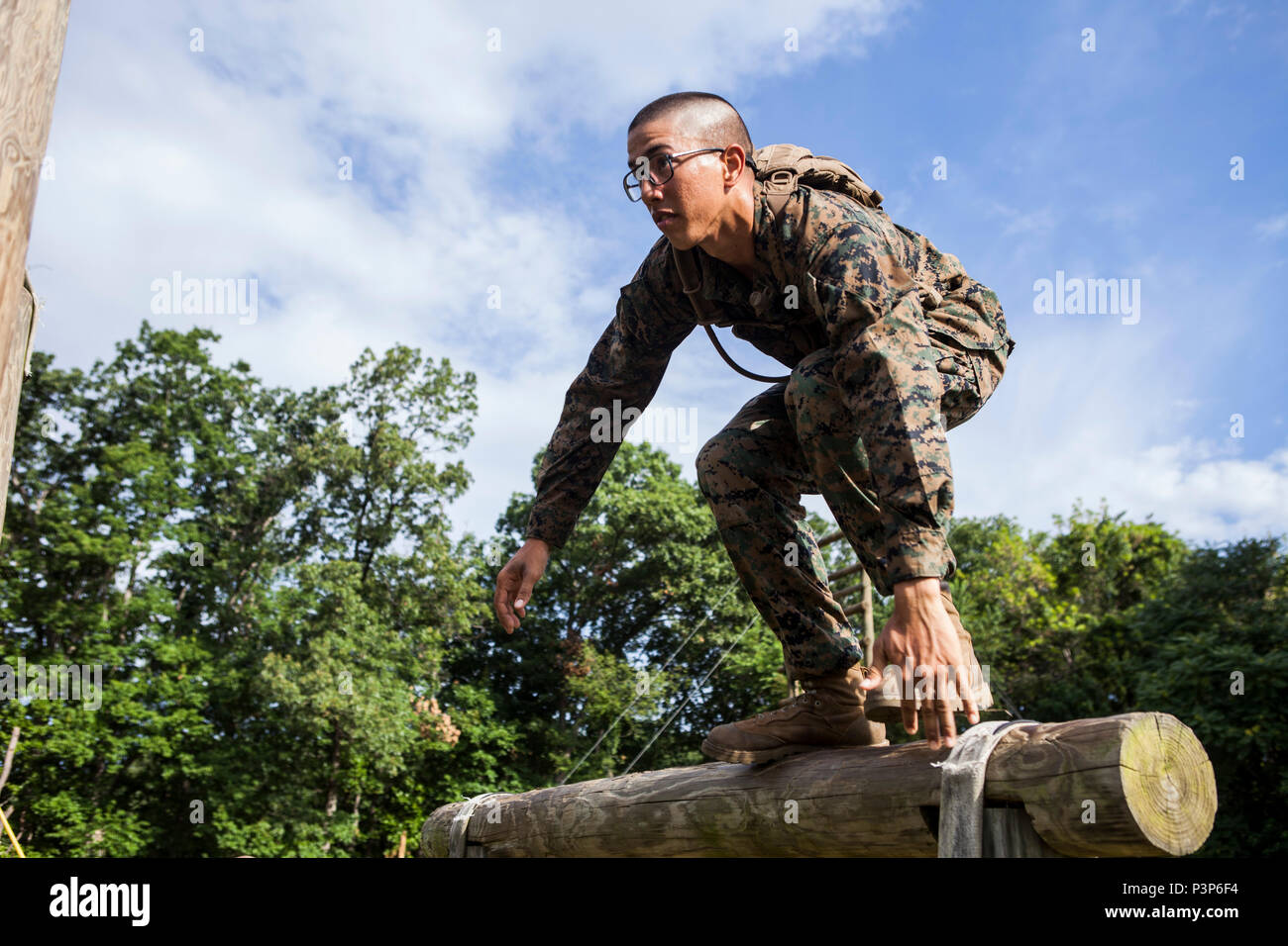 A Candidate with Delta Company, Officer Candidate School (OCS ...