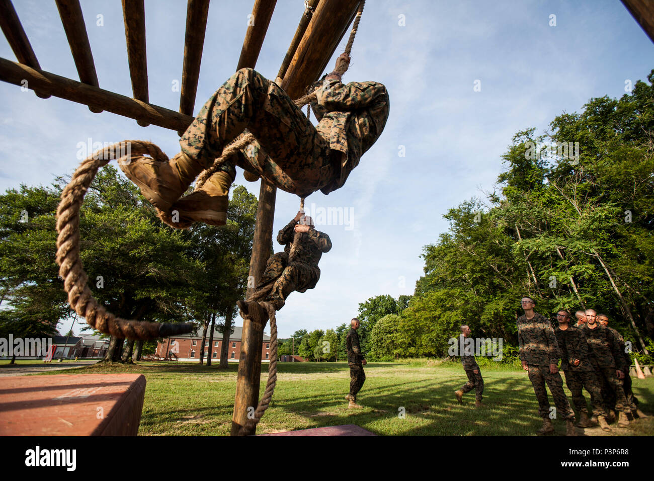 Candidates with Charlie Company, Officer Candidate School (OCS ...