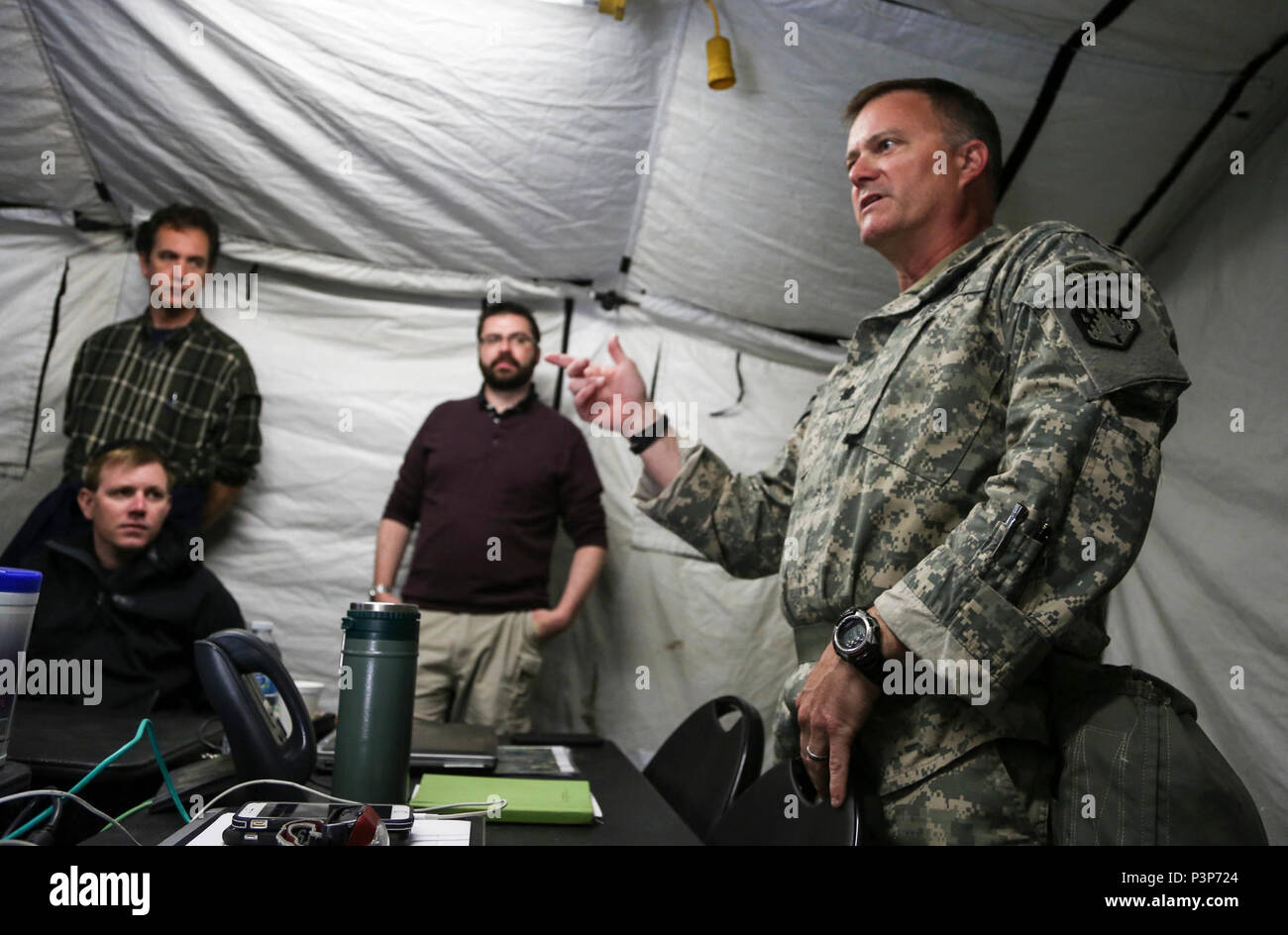 U.S. Army Lt. Col. Tim Druell, 22nd Chemical, Biological, Radiological ...