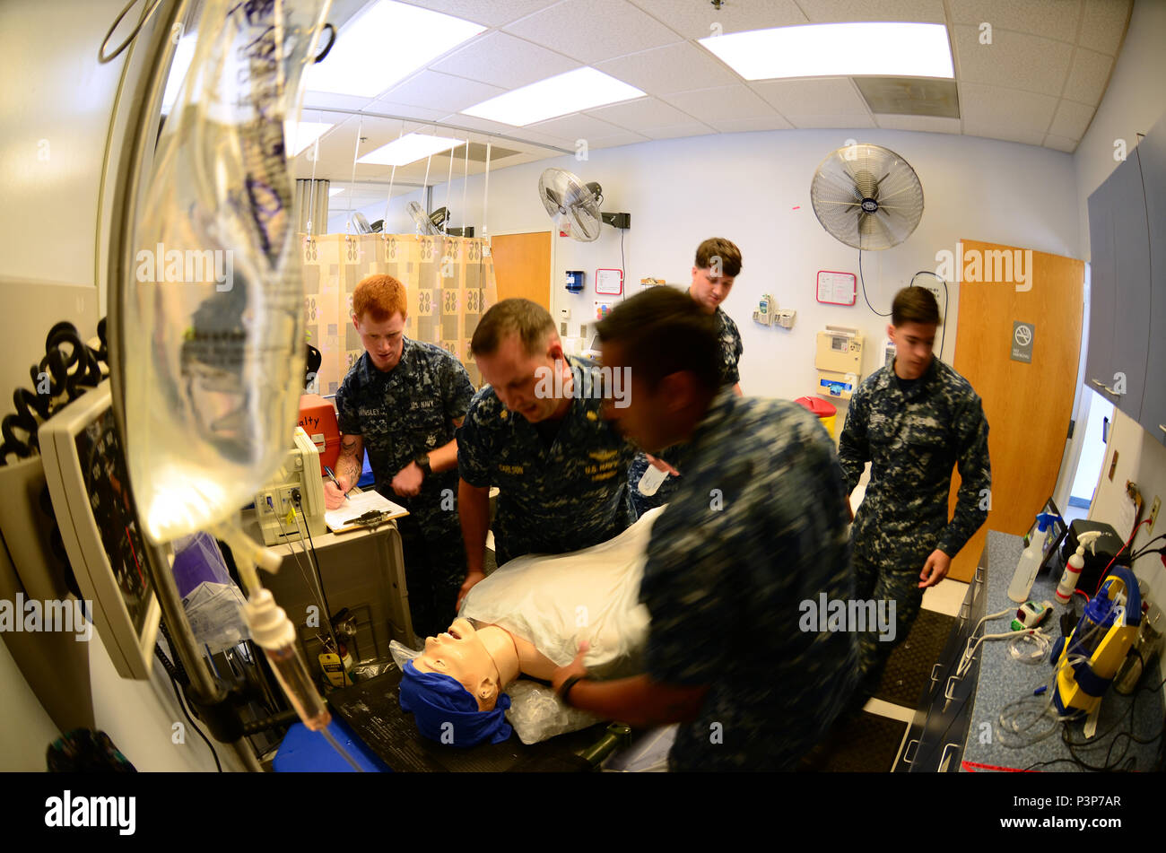 Hospital Corpsman 3rd Class Michael Barber, from Los Angeles, Hospital ...