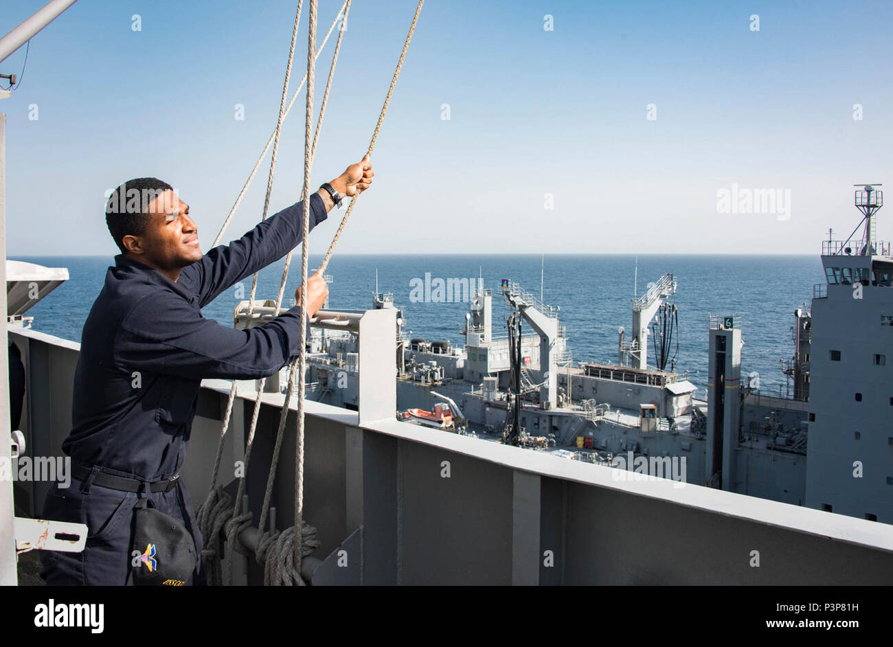 PACIFIC (May 7, 2017) Quartermaster Seaman Patrick Casseus, of Far ...