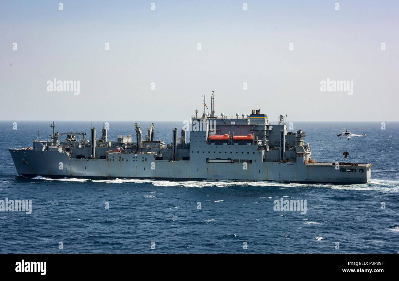 Military sealift command dry cargo ammunition ship usns richard byrd t ake hi-res stock ...